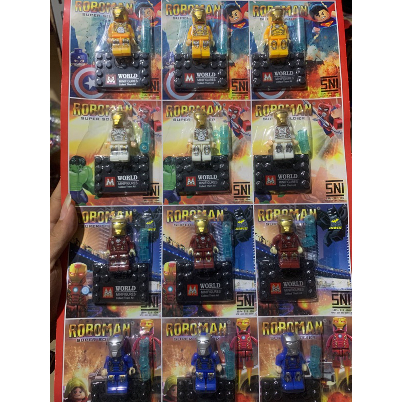 Jual bricks roboman super heroes / action figure / minifigure | Shopee ...