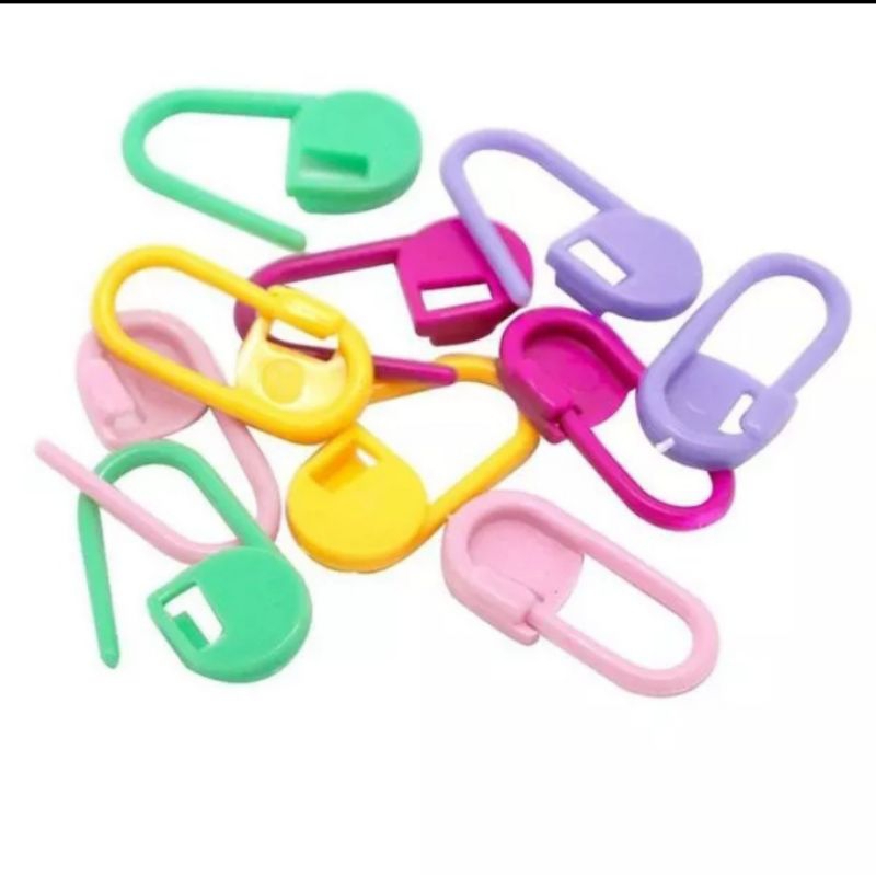 Jual Penanda Rajut / Locking stitch marker | Shopee Indonesia