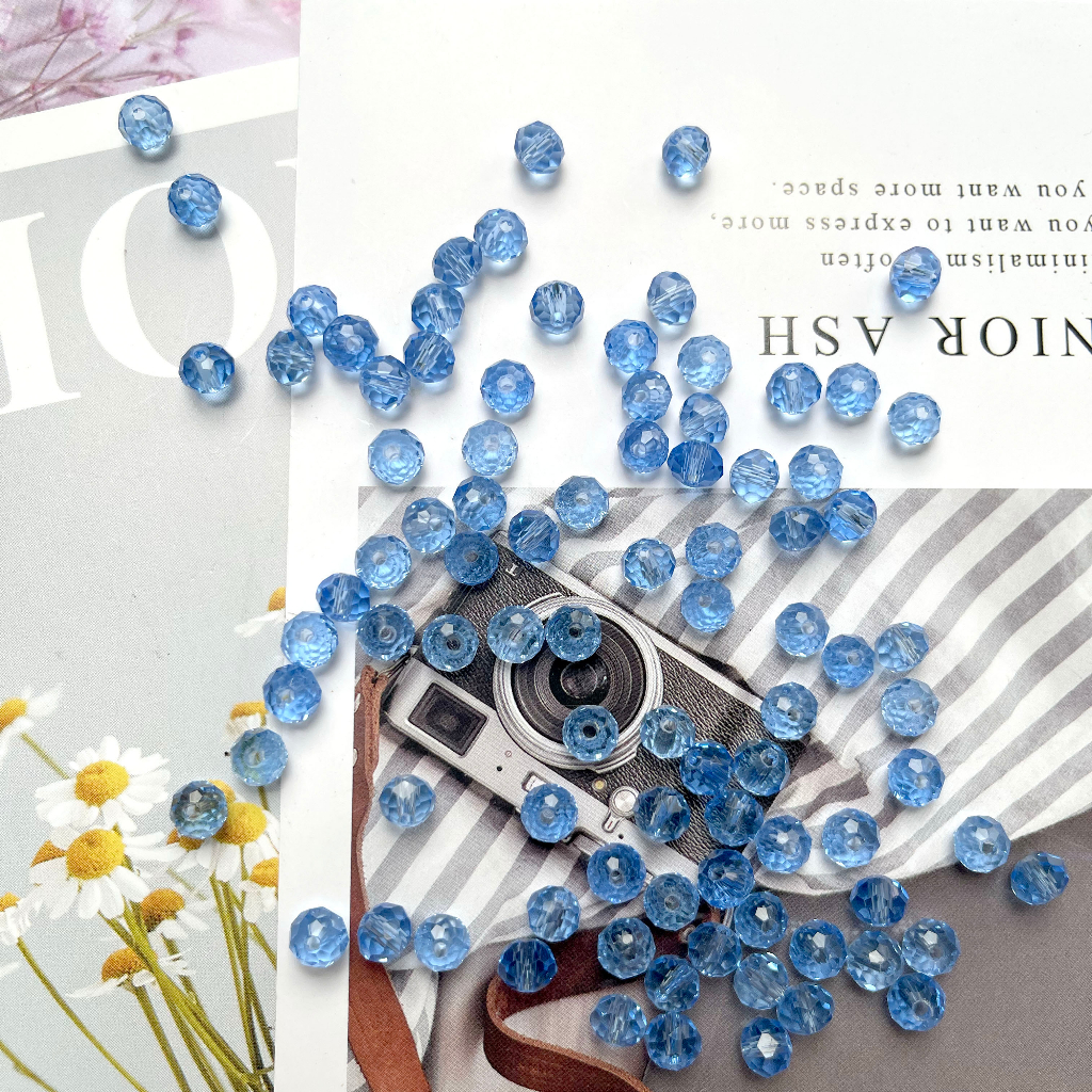 Jual 1 bag Manik-manik Kristal Bakpau Ceko 6 MM - BLING AND METALLIC ...