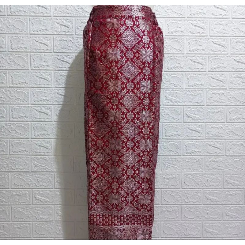 Jual 1 SET ROK SEPAN SONGKET / ROK SPAN PALEMBANG / ROK SPAN SEMI TENUN ...