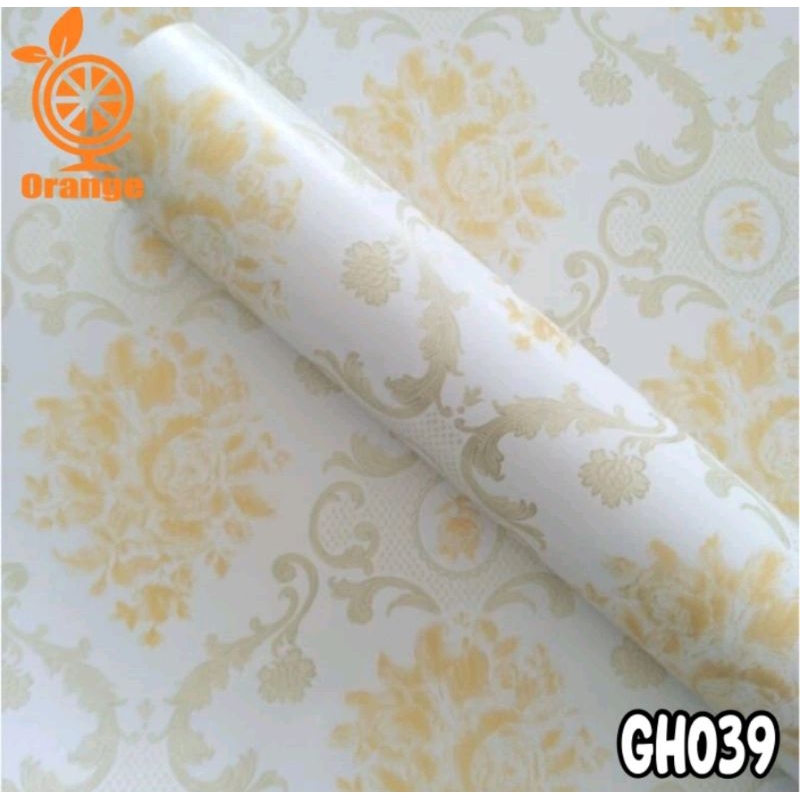 Jual Wallpaper Dinding Batik Gold Bunga Wallpaper Dinding Motif Batik ...