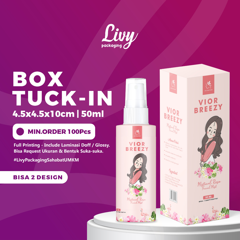 Jual Livy Packaging - Cetak Kemasan Box Packaging Parfum 50Ml Kardus ...
