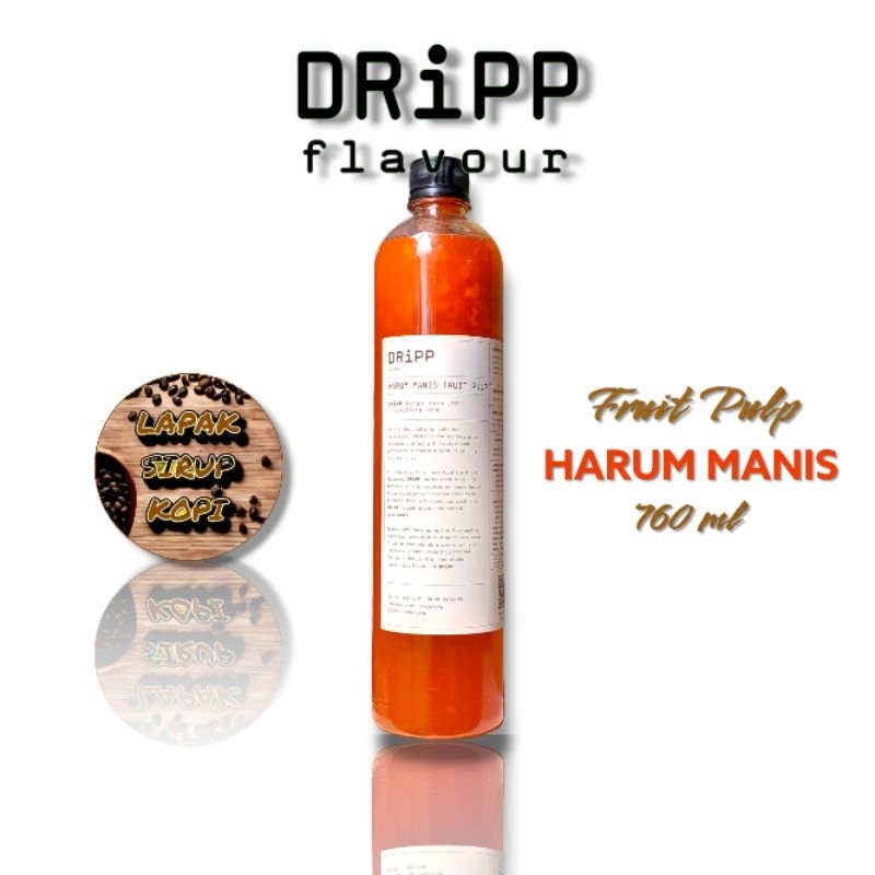 Jual Dripp - Harum manis fruit pulp 760ml - harum manis pulp - sirup ...