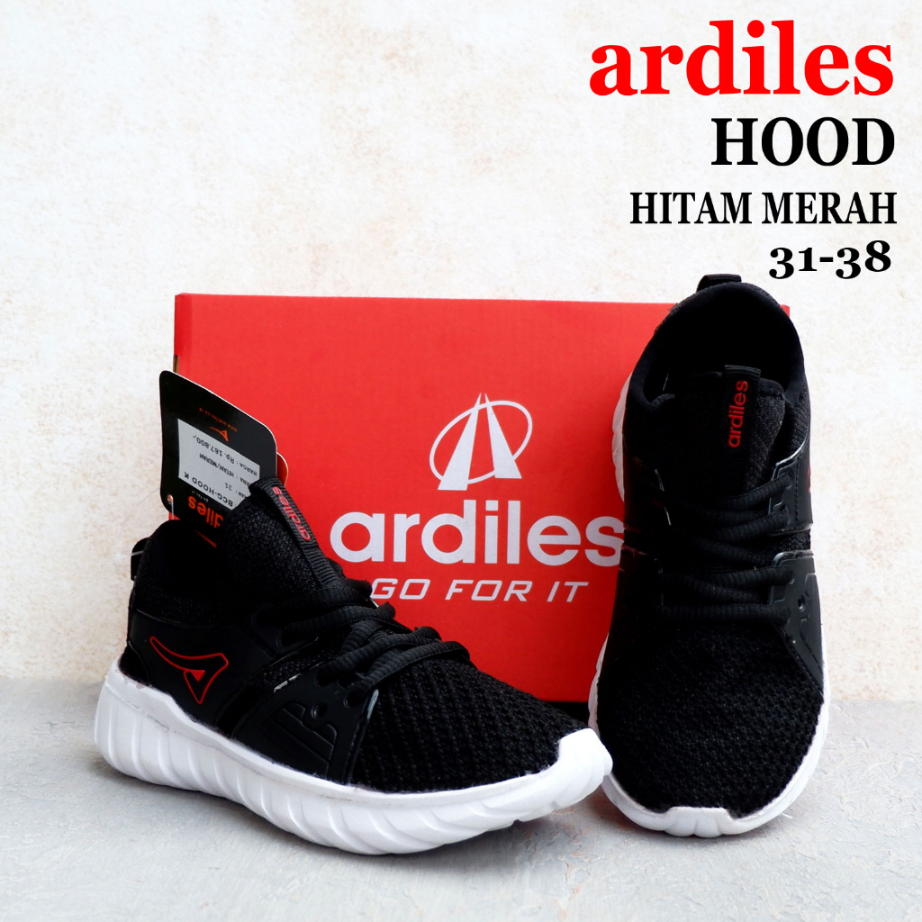 Jual Ardiles Sepatu Sekolah Anak - Size 31-34 - QUATER & HOOD & LUNOX ...