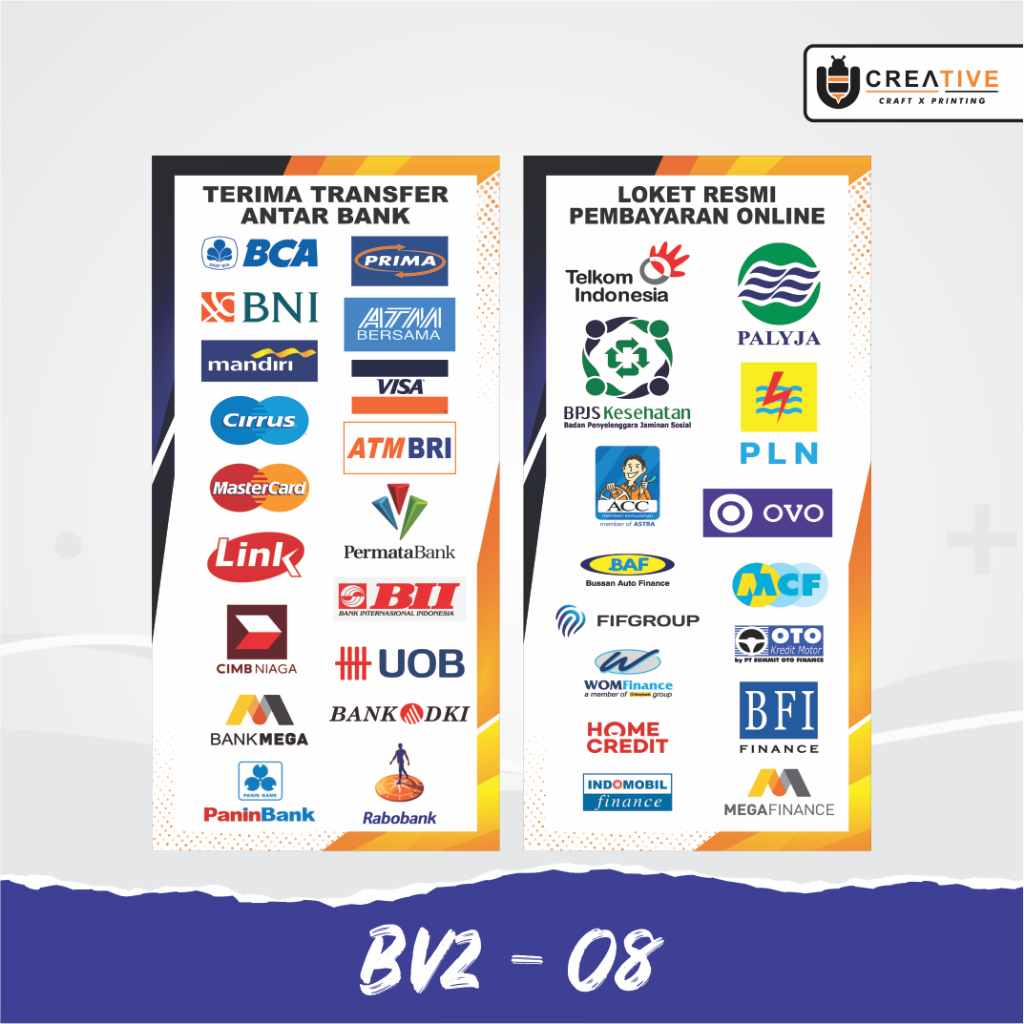 Jual Spanduk Banner Konter Vertikal / Hiasan Dinding Toko Konter ...