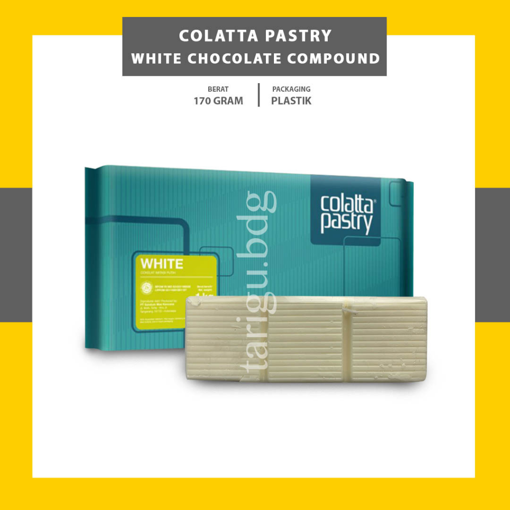 Jual COLATTA WHITE PASTRY CHOCOLATE COMPOUND - COLLATA WHITE COKLAT ...