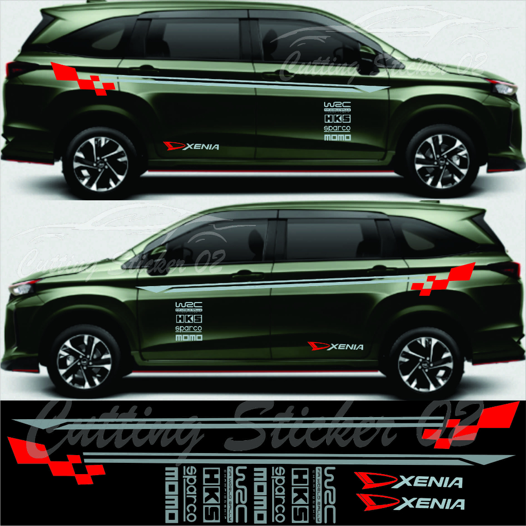 Jual STIKER MOBIL XENIA STICKER STRIPE BODY MOBIL DAIHATSU XENIA ...