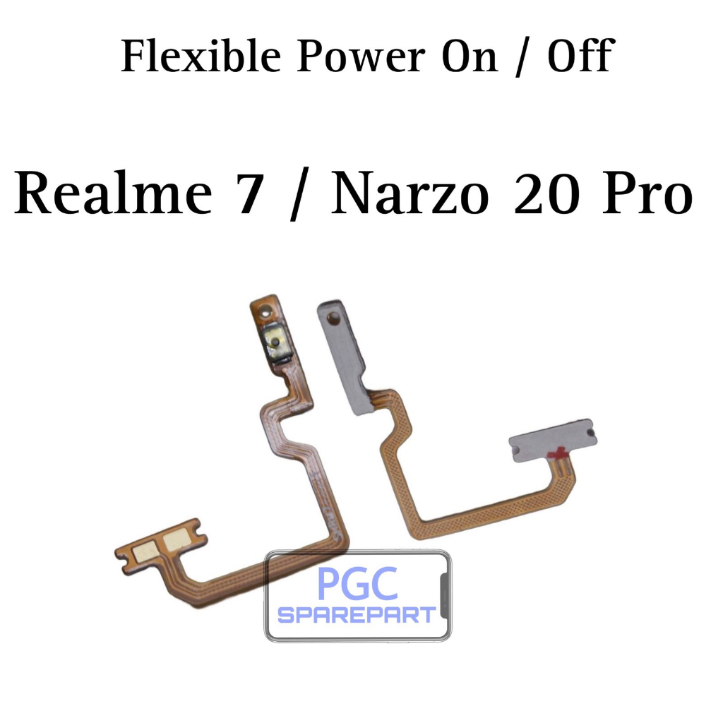 Jual Original Flexible Konektor Power On Off Realme 7 / RMX2155 / Narzo ...