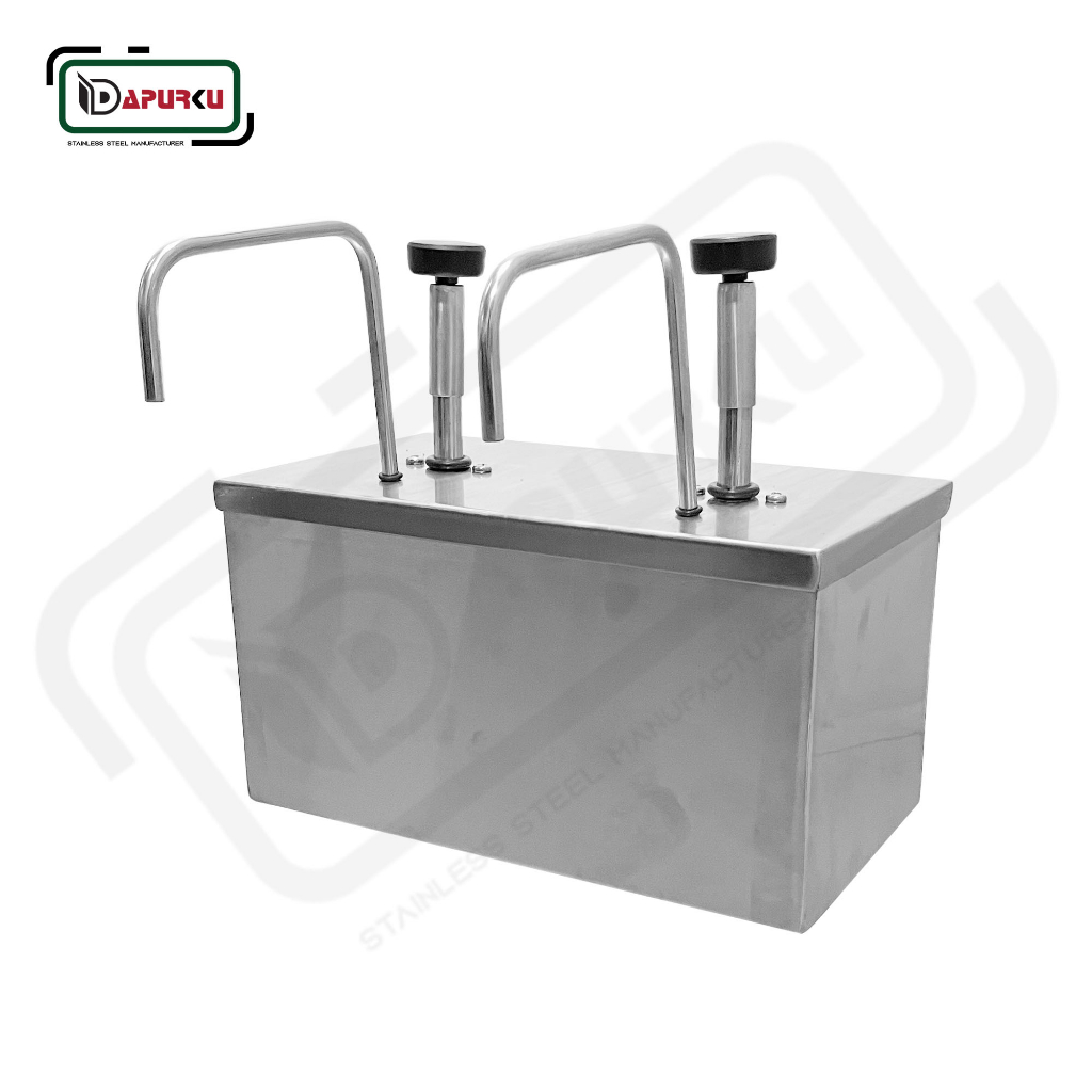 Jual Pompa Saus Stainless Steel Sauce Pump Food Grade KFC MCD | Shopee ...