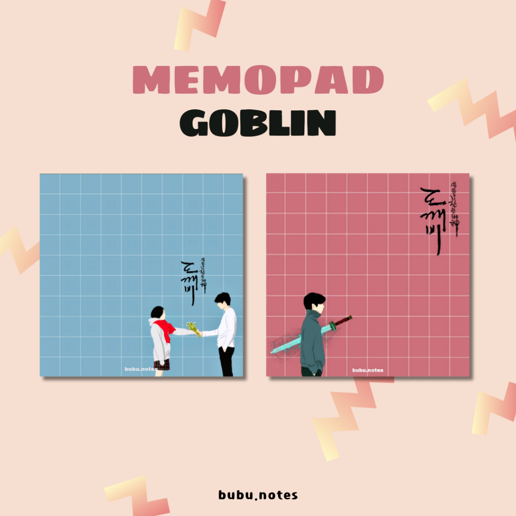 Jual GOBLIN - Memopad K-drama Korean Drama Sticky Note Post it Memo Pad ...