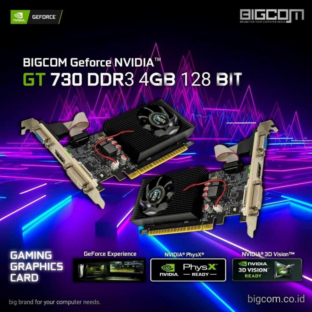 Jual VGA NVIDIA GT730 4GB 128BIT DDR3 | Shopee Indonesia