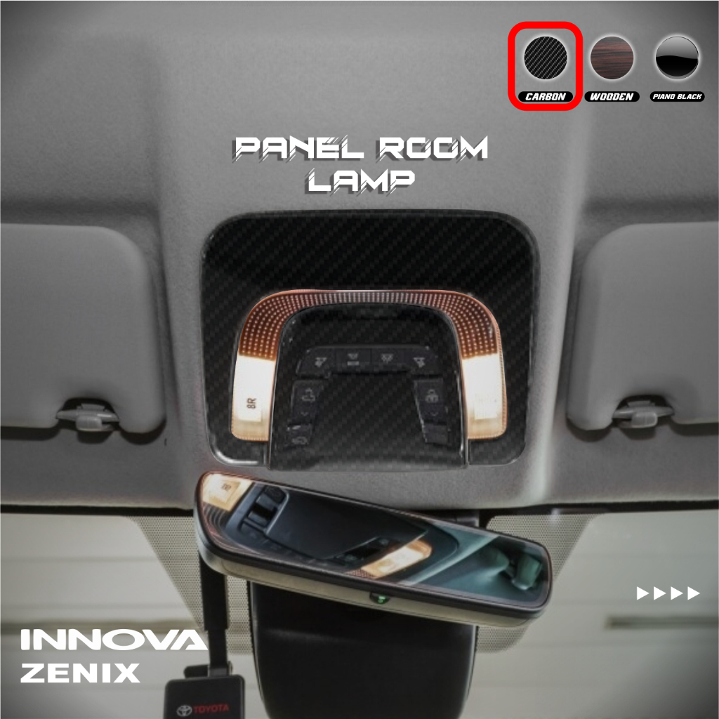 Jual PANEL ROOM LAMP CARBON, PIANO BLACK, WOODEN INNOVA ZENIX | Shopee ...