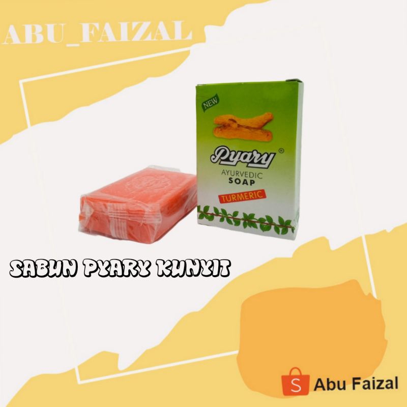 Jual SABUN PYARY KUNYIT/TURMERIC ORIGINAL DUBAI 100% | Shopee Indonesia