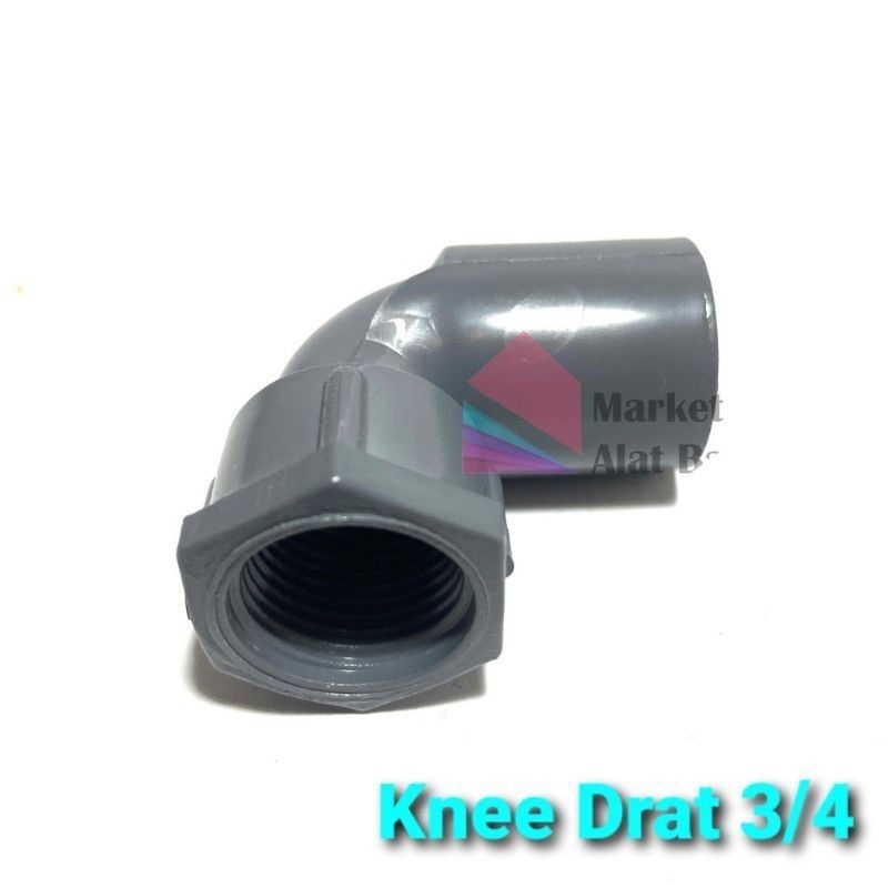 Jual Knee Keni L Elbow Drat Dalam 3/4 Inch Fitting Pipa PVC Jaya TS Original | Shopee Indonesia