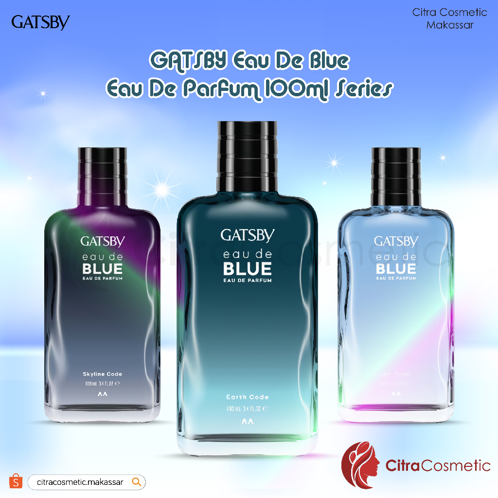 Jual Gatsby Eau De Blue Eau De Parfum 100 Ml | Shopee Indonesia