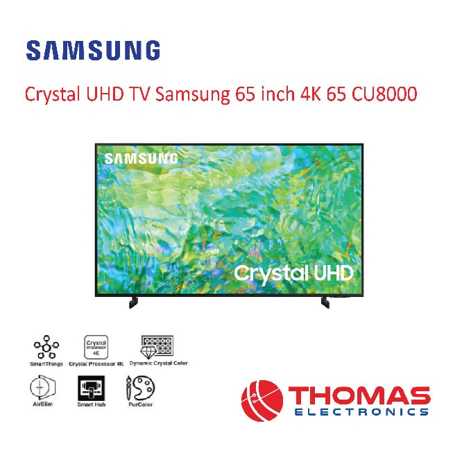 Jual Smart Led TV Samsung 65 inch 65CU8000 65 CU 8000 Crystal UHD 4K ...