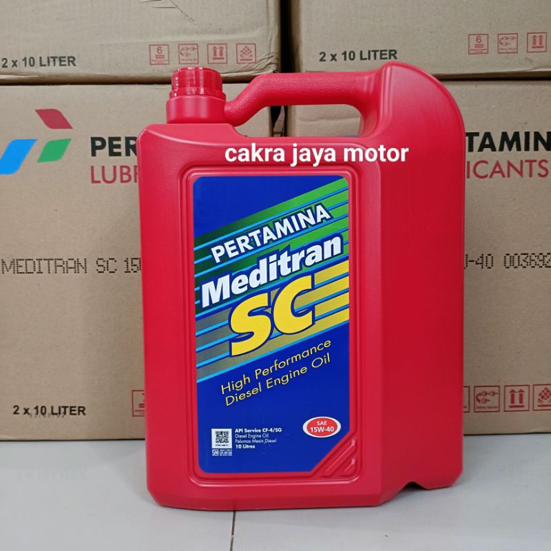 Jual Oli Meditran SC 10L 15W-40 Oli Mesin Diesel | Shopee Indonesia