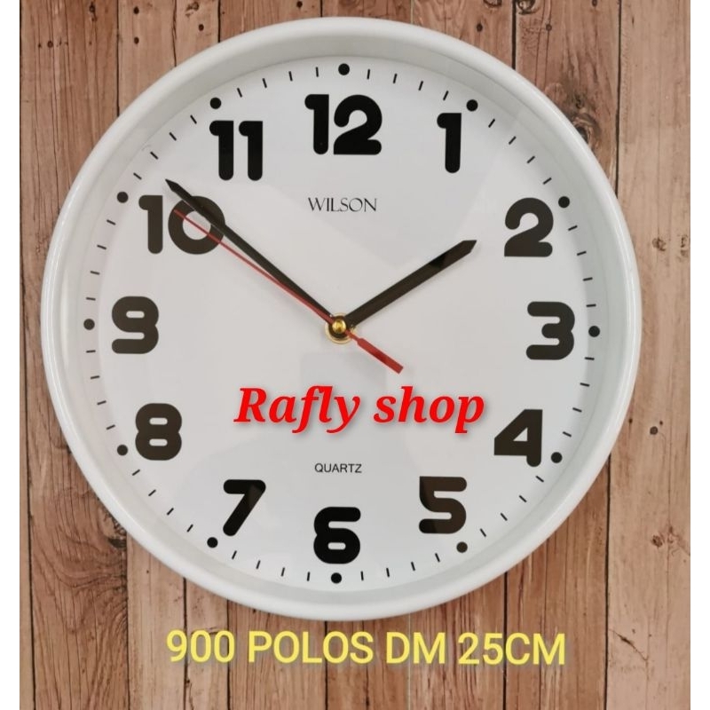 Jual jam dinding polos 25cm ogana/Wilson 900T | Shopee Indonesia
