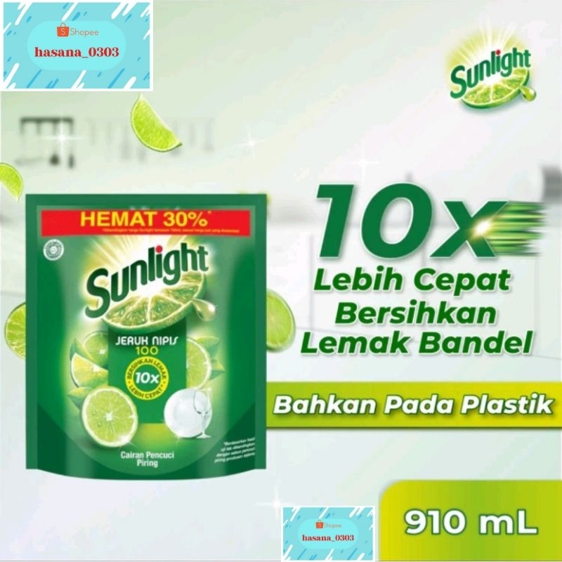 Jual Sunlight Sabun Cuci Pencuci Piring Cair Jeruk Nipis Lime 910ml | Shopee Indonesia