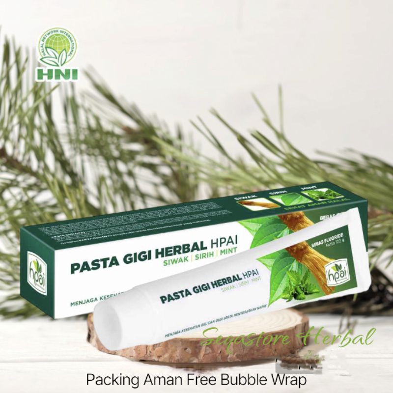 Jual Pasta Gigi Herbal Siwak HNI HPAI isi 120 gr Tanpa Fluoride dan ...