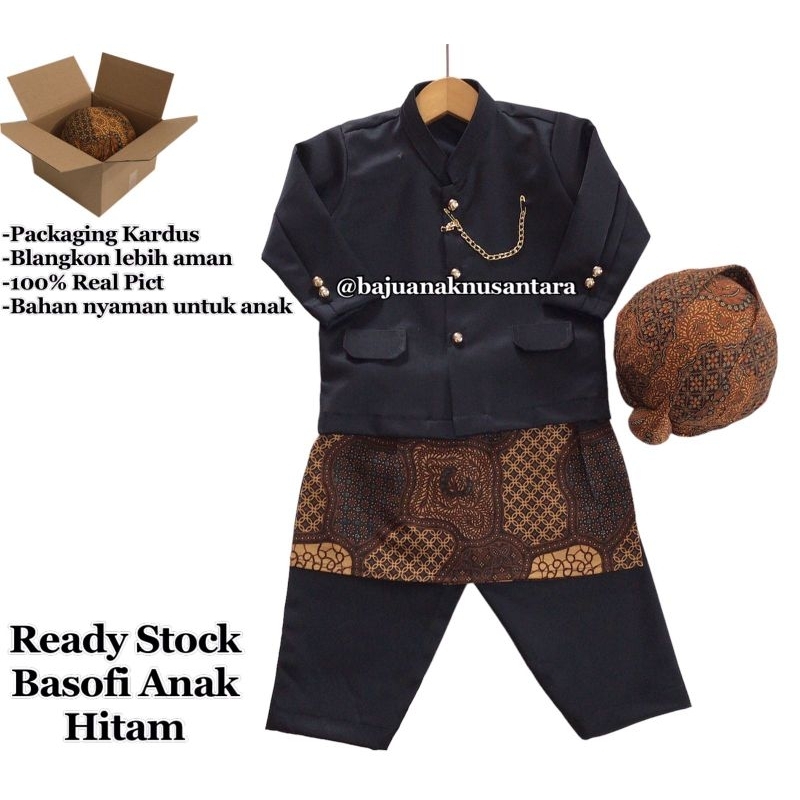 Jual Set Beskap Anak Celana / Basofi anak READY STOCK | Shopee Indonesia