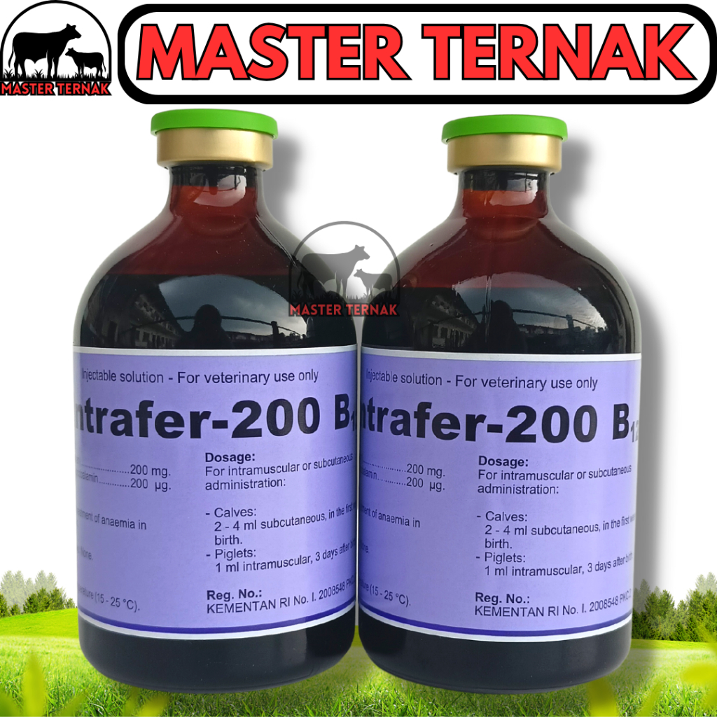 Jual INTRAFER 200 B12 100 ml Holland Obat Anemia & Pertumbuhan Fe & B12 ...