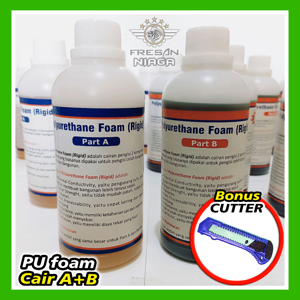 Jual Bahan Insulasi Bangunan Cairan PU-A dan PU-B Polyurethane Foam ...