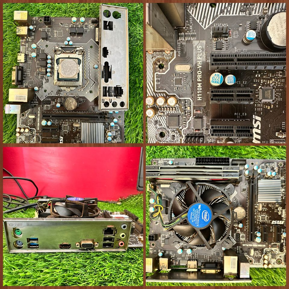 Jual MOBO MSI H110M + PROCESSOR INTEL CORE I3 7100 + HSF INTEL ORI ...