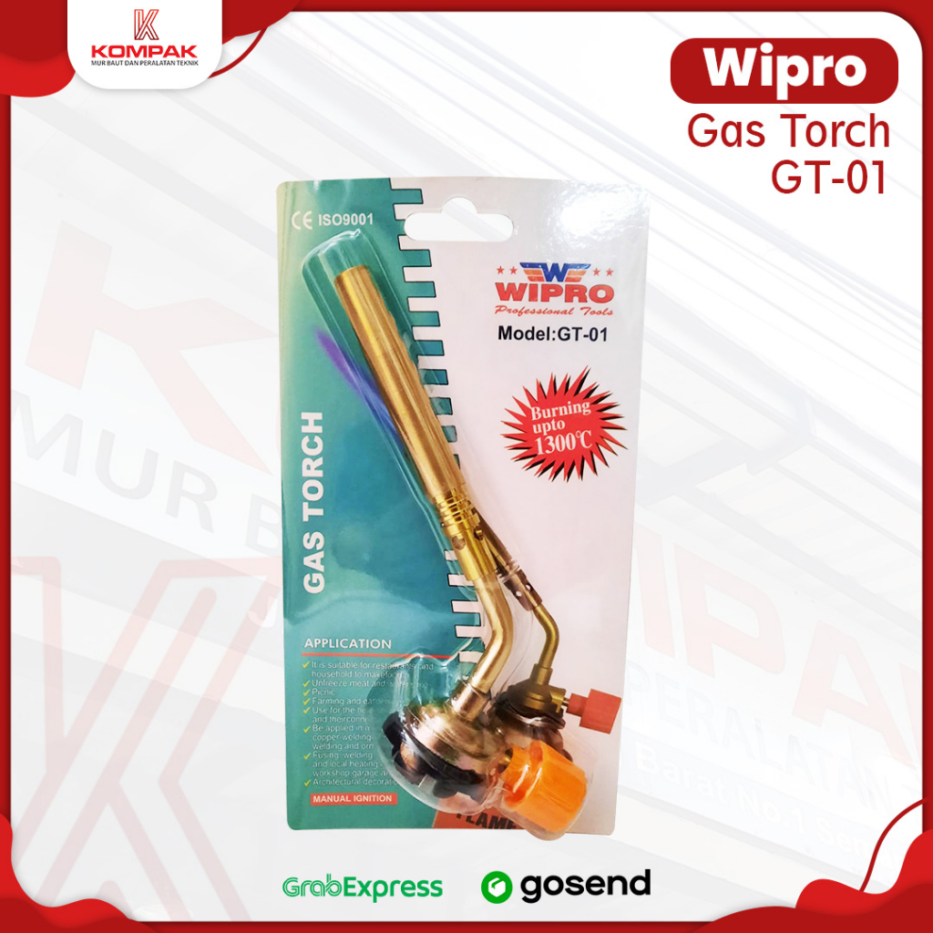 Jual Gas Torch Manual Ignition - Kepala Gas Pembakaran Manual - Wipro ...
