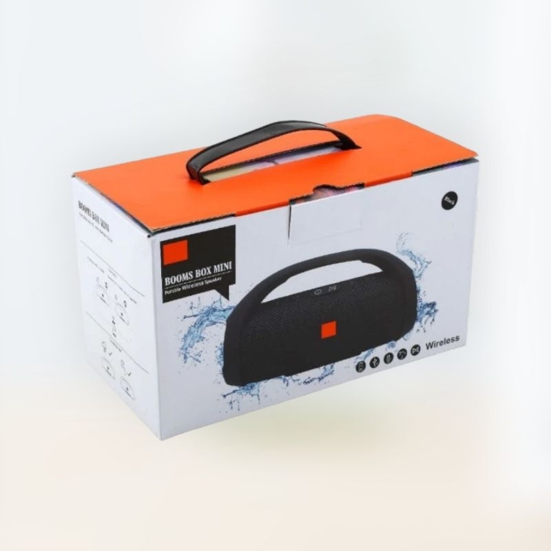 Jual PORTABLE SPEAKER BLUETOOTH MUSIC JBL BOOMS BOX MINI | Shopee Indonesia