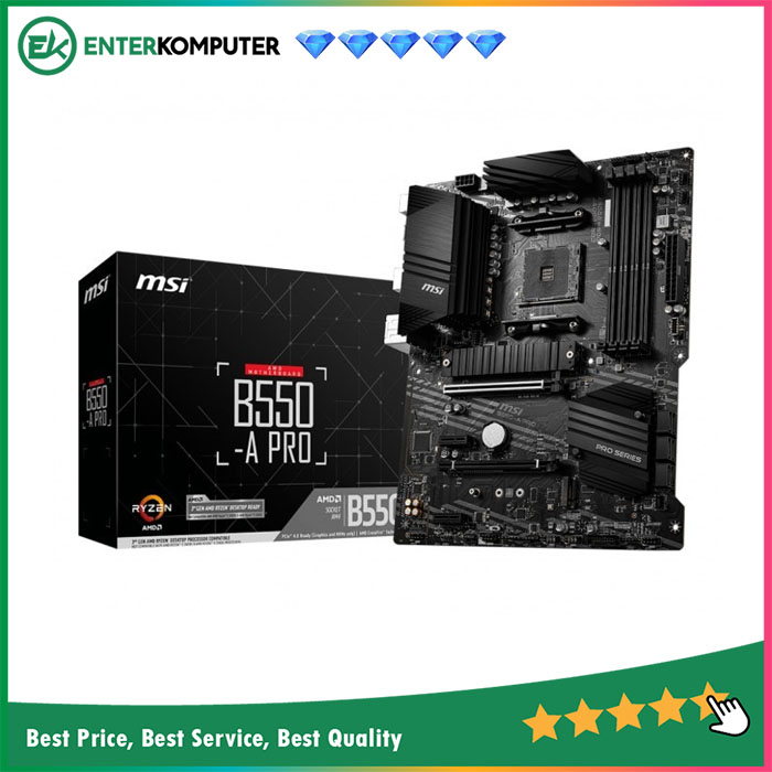 Jual MSI B550-A Pro (AM4, AMD Promontory B550, DDR4, USB3.2, SATA3 ...
