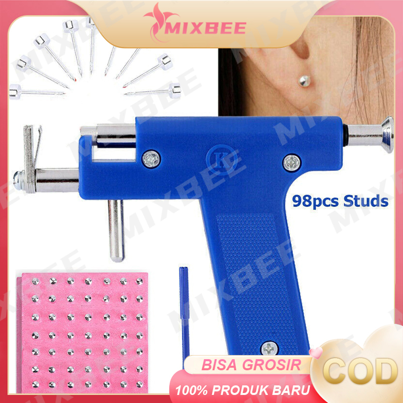 Jual 98Pcs Kancing Alat Kit Set Alat Tindik telinga Alat dengan Hidung ...