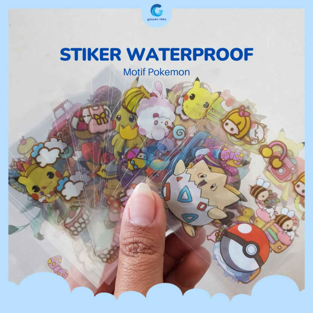 Jual STICKER NONO POKEMON LUCU [ECER] KARTUN KOREA WATERPROOF / 1 ...