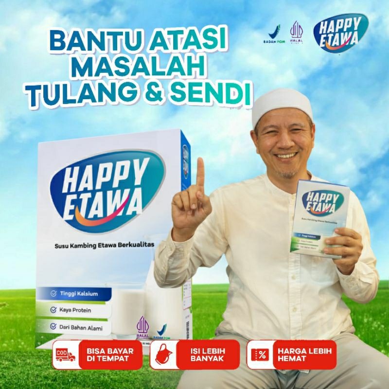 Jual [BEST SELLER] HAPPY ETAWA – Susu Kambing Etawa Berkualitas Bantu ...