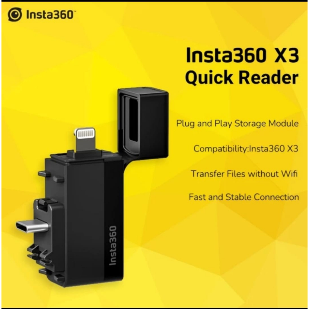 Jual Insta360 X3 Quick Reader for Insta 360 One X3 | Shopee Indonesia