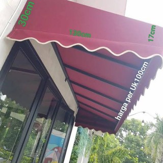 Jual atap kanopi membran,,kanopi kain gaya eropa waterproof tebal ...