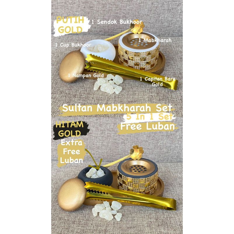 Jual Mabkhara Aesthetic / Tempat Dupa / Tempat Bukhur / Mabkhara set ...