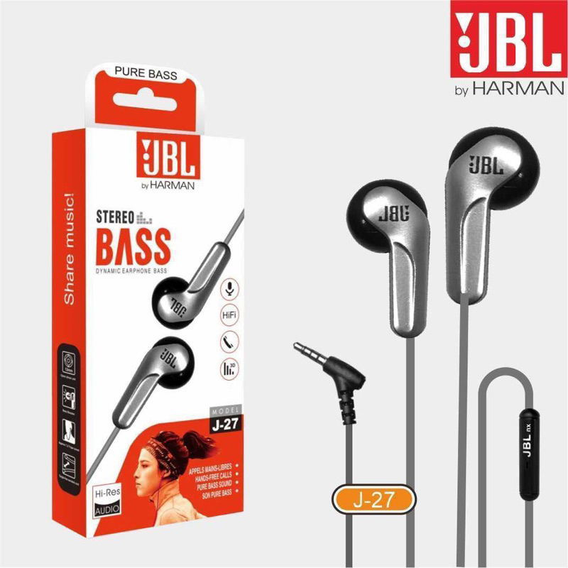 Jual Hf/Headset JBL J27 Stereo Bass | Shopee Indonesia