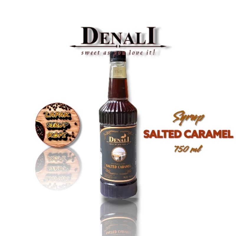 Jual Denali Salted Caramel Syrup 750ml Sirup Minuman Rasa Salted