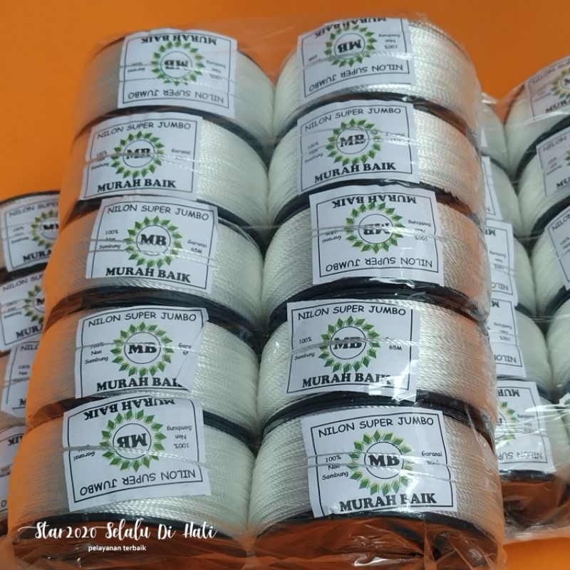Jual Benang nilon untuk bangunan 65meter isi 10pcs | Shopee Indonesia