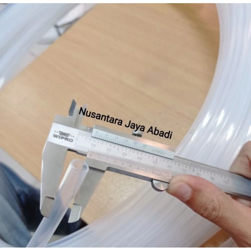 Jual Selang teflon PTFE Hose Tube 8 x 10 mm Bening Clear Transparan ...