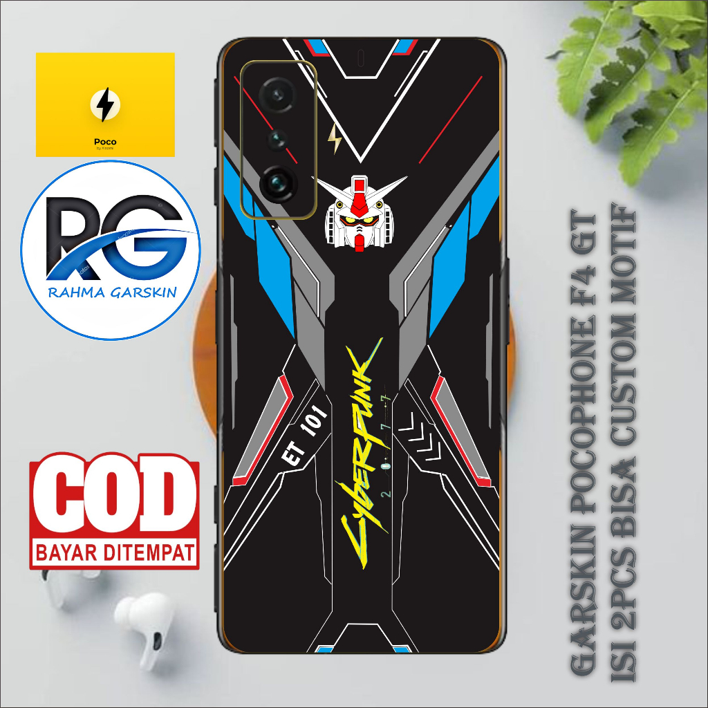 Jual SKIN GARSKIN POCOPHONE F4 GT CYBER X GUNDAM - FREE CUSTOM ISI 2PCS ...