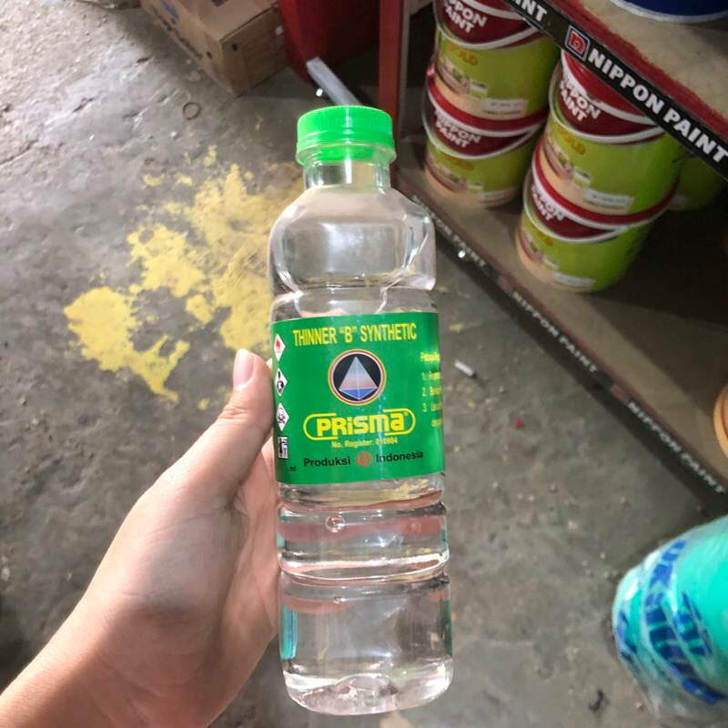 Jual Thinner Prisma 1L 0.8L 0.8 Liter Botol Plastik Thinner B Synthetic Pengencer / Pelarut Cat ...