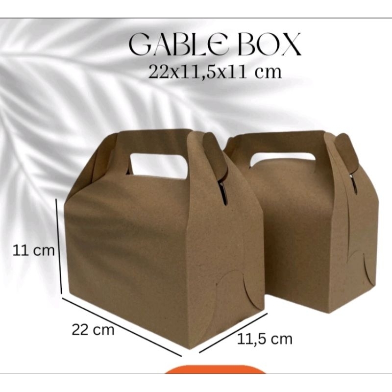 Jual Gable Box ukuran s m l xl Full Laminasi / Hampers Souvenir Gift ...