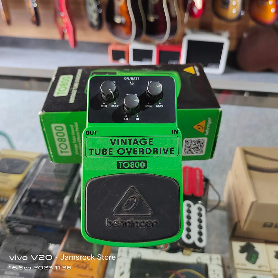 Jual Behringer Vintage Tube Overdrive TO800 Guitar Effects Pedal ...