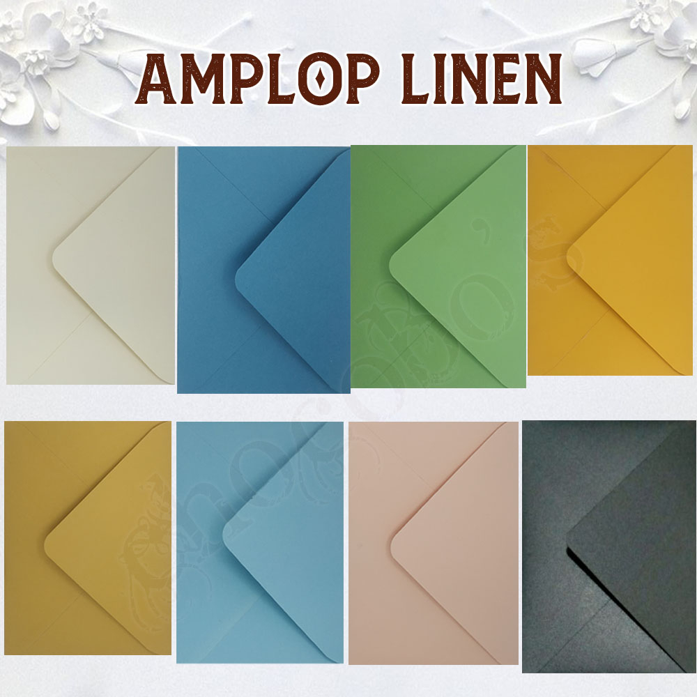 Jual AMPLOP LINEN JEPANG A5, A6, A7 AMPLOP UNDANGAN AMPLOP LINEN TEBAL ...
