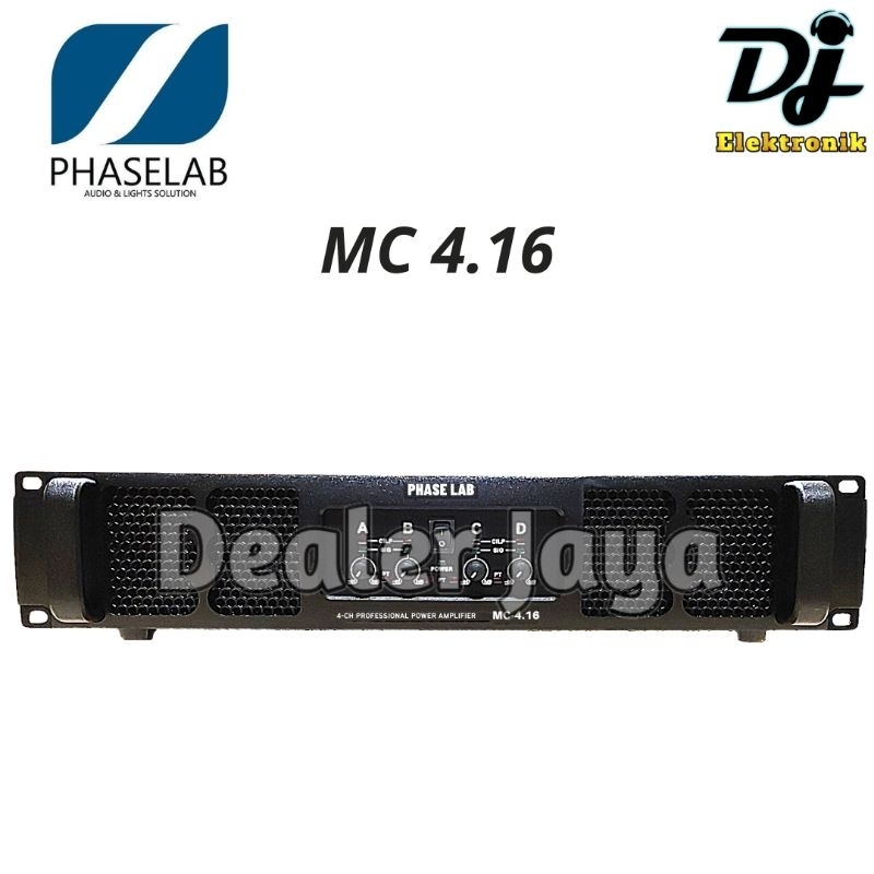 Jual Power Amplifier Phaselab / Phase Lab MC4.16 / MC 4.16 - 4 channel | Shopee Indonesia