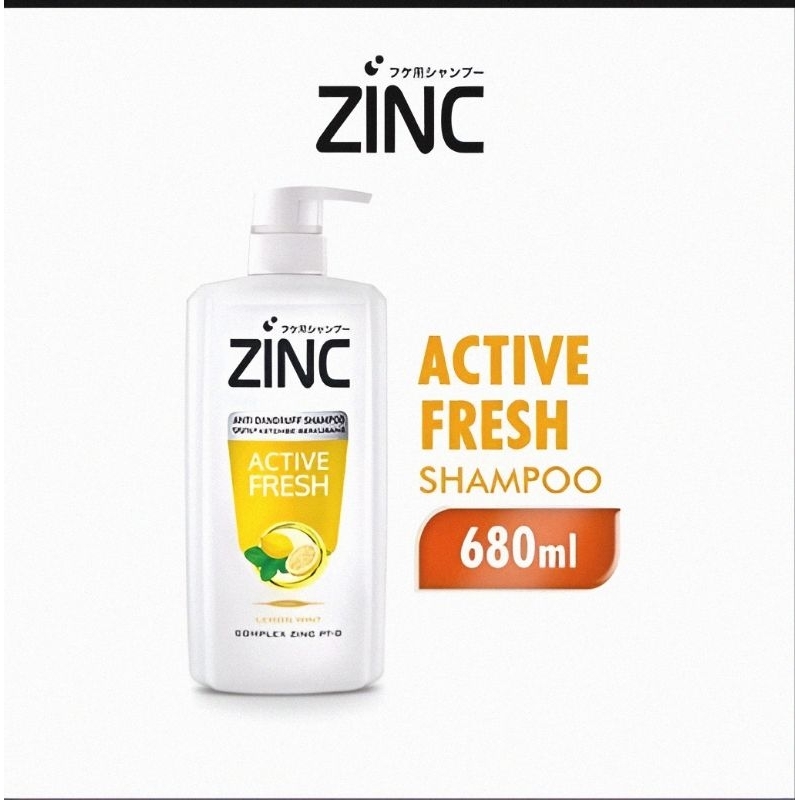 Jual Zinc Shampoo Active Fresh 680 ml | Shopee Indonesia