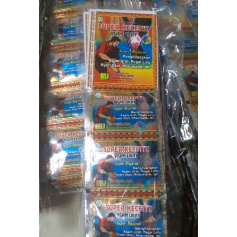 Jual pil kecetit super kecetit original (1 slop 5 hanger) | Shopee ...