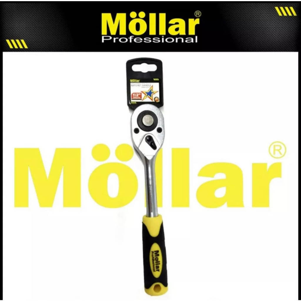 Jual Stang Sock Ratchet MOLLAR 1/2in 24T 25cm CrV - Setang Shock Sok ...